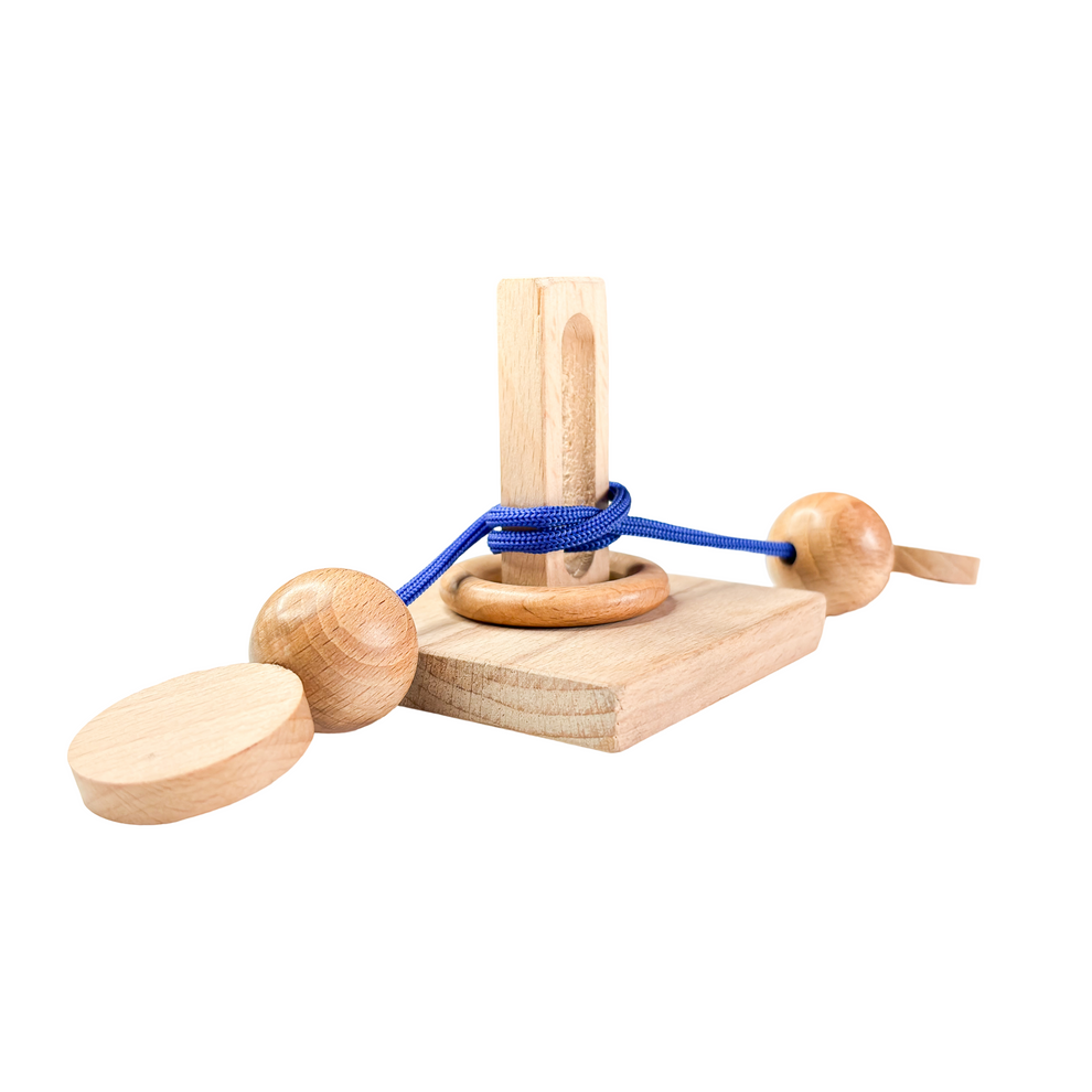 Wooden String Puzzle | Brain Teaser Toy for Kids – Mother touch Toys